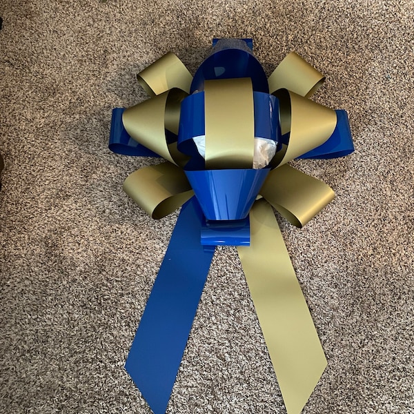 30" Big Custom 2-color "build-a-bow" Magnetic Car Bow - Made in USA - Etsy