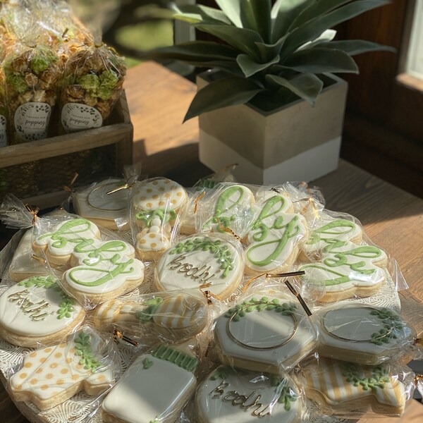 18 Greenery Baby Shower Cookies - Etsy