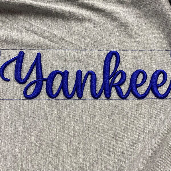 Wall 3D Puff Embroidery Font. Machine Embroidery 3d Puff Foam Alphabet ...