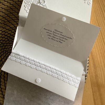 Handmade Wedding Envelope, Wedding Envelope for Money With Flowers ...