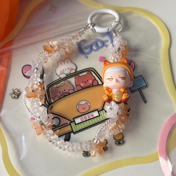 Jewelry Chains With Authentic POPMART Pop Beans| Keychain | Phone Charm ...