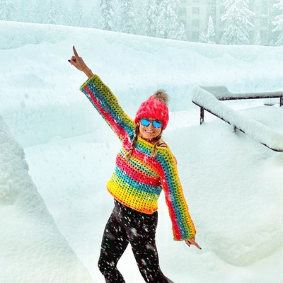 PATTERN the Pixie Pebble Pullover Crochet Pattern PDF - Etsy