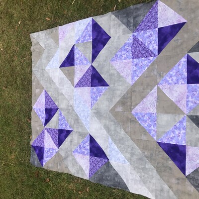 Zen Garden Quilt Pattern Modern Quilt Pattern, Contemporary Quilt ...