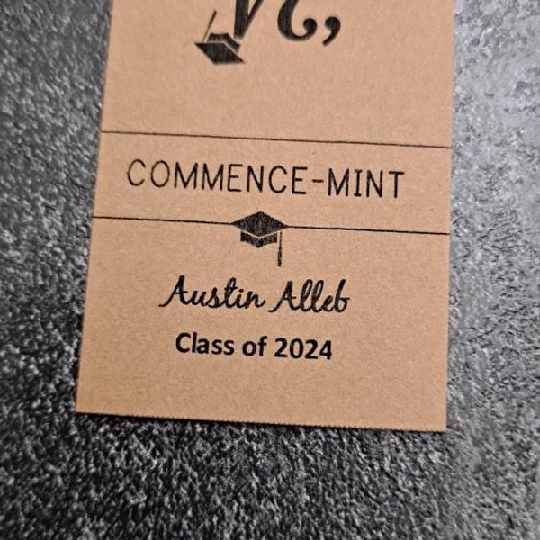 Graduation Commence-mints: 2025/2024 Graduation Candy, Graduation Party ...