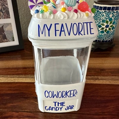 Custom Ceramic Candy Jar With Lid Motivational Gift Custom - Etsy