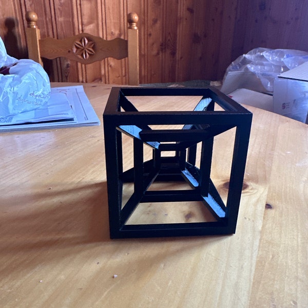Tesseract Infinity Geometric Cube - Etsy
