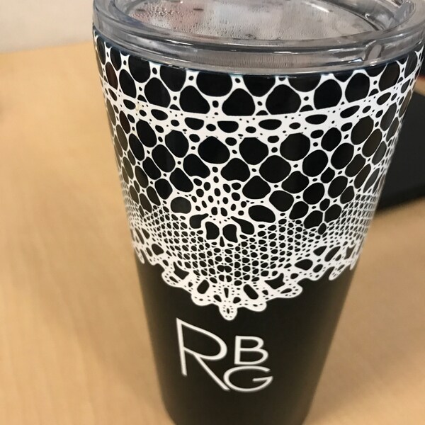 RBG Lace Collar Tumbler 20oz - Etsy
