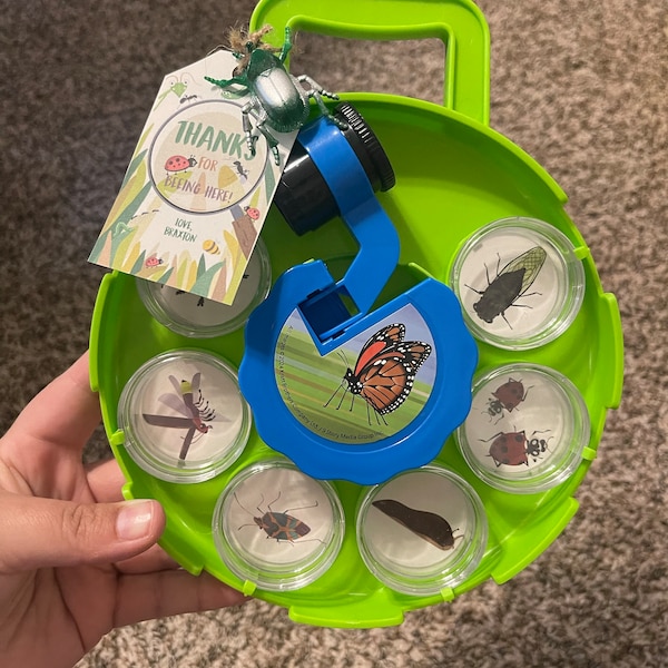 Editable Bug Favor Tags Bug Birthday Bugs Thank You Tags Label Bug ...