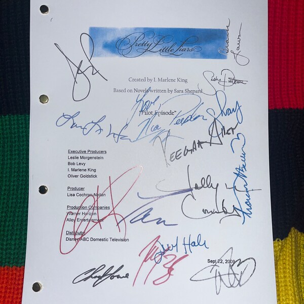 The Office US TV Show Pilot Script Screenplay With Signatures ...