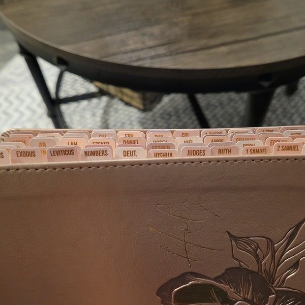 Mini Elevated - Rose Gold Foil Bible Tabs - Standard & Catholic ...