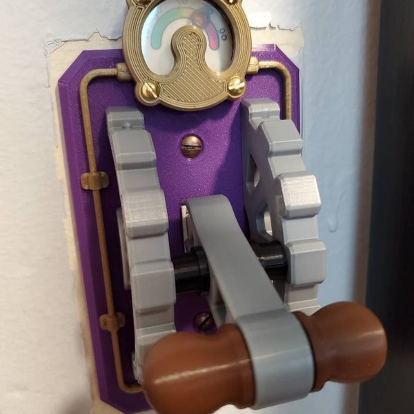 Industrial Light Switch Cover, Steampunk, Sci-fi, Futuristic, Cyberpunk ...