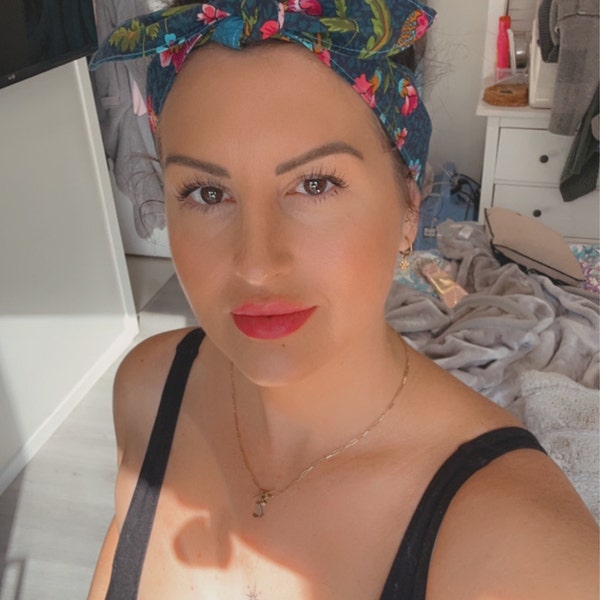 Blood Splatter Zombie Pin up Head Scarf Headband Pinup Vintage Retro ...