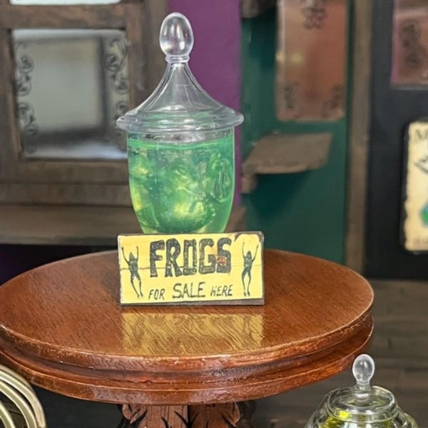 Wood Fortune Teller Sign 1” X 2” - This is Not Life Size. - Etsy