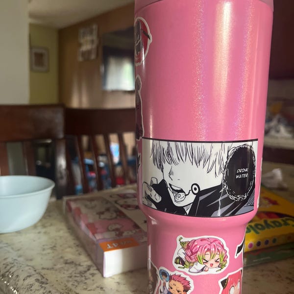 Inumaki Toge drink Water Meme Sticker Jujutsu Kaisen Anime Vinyl ...