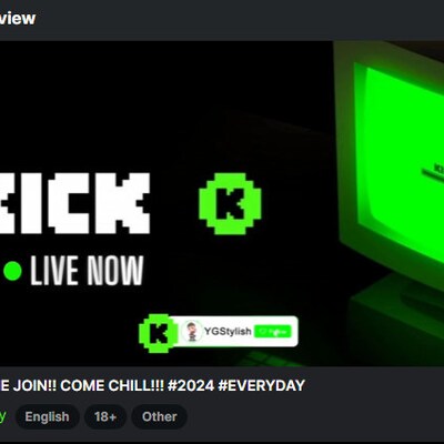 Kick Streaming Live Post - Etsy