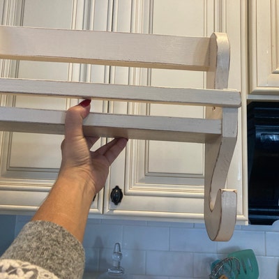 Farmhouse Primitive Rolling Pin Spice Rack / Choose Size and Color ...