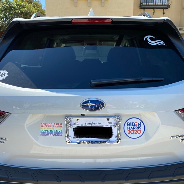 Beach Car Decal Wave Decal Laptop Decal Wave Sticker Ocean Decal Sea ...