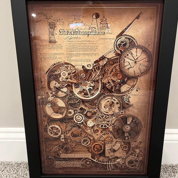 Steampunk Airship Printable Art | Steampunk Schematic Art | Steampunk ...
