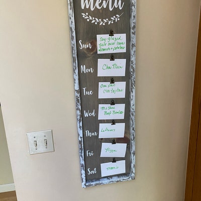 Free Shipping/menu Board // Kitchen Decor // Hanging Farmhouse Menu - Etsy