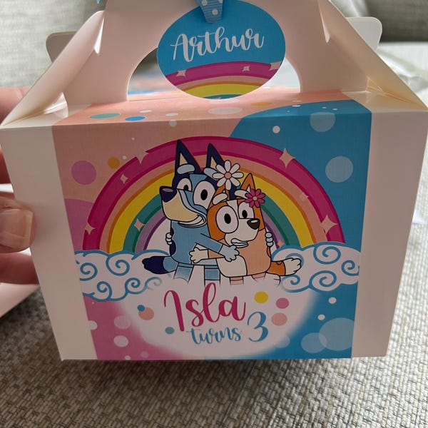 BUTTERFLY GOLD PURPLE Personalised Party Box Add Matching Paperie to Co ...