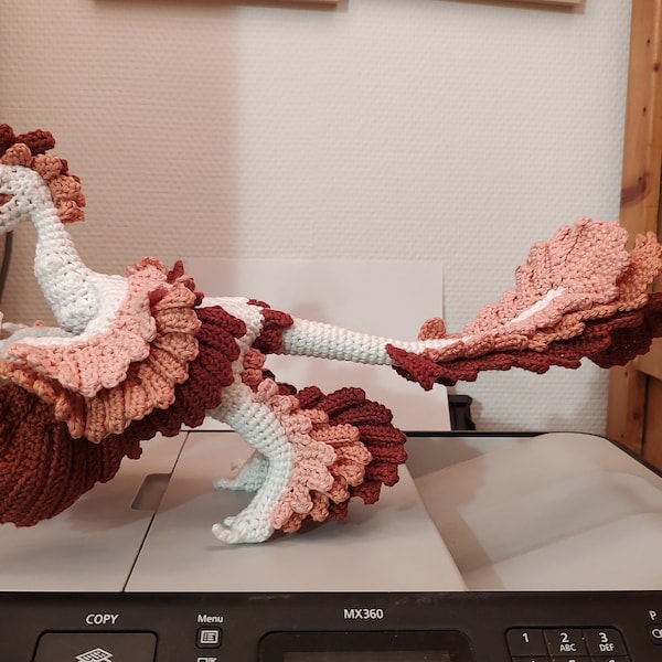 Microraptor Dinosaur Crochet Pattern by Crafty Intentions DIGITAL PDF ...