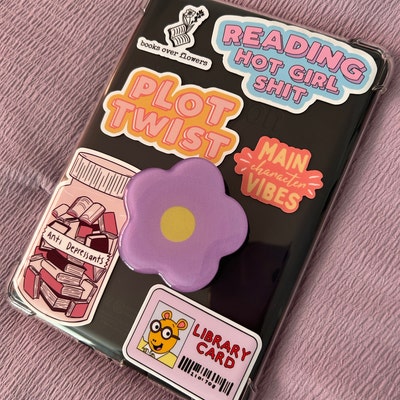 MINI Library Card Book Club Sticker L Bookworm Sticker Bibliophile ...