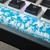 White Graffiti Keycaps Set Mechanical Keyboard Keycaps Set XDA PBT 126 ...