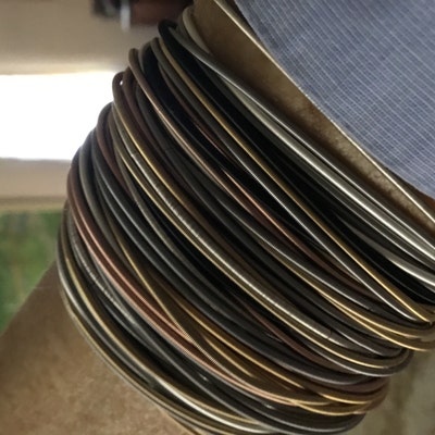 Guitar String Bracelets, Silver Spring Bracelets, Stainelss Steel ...