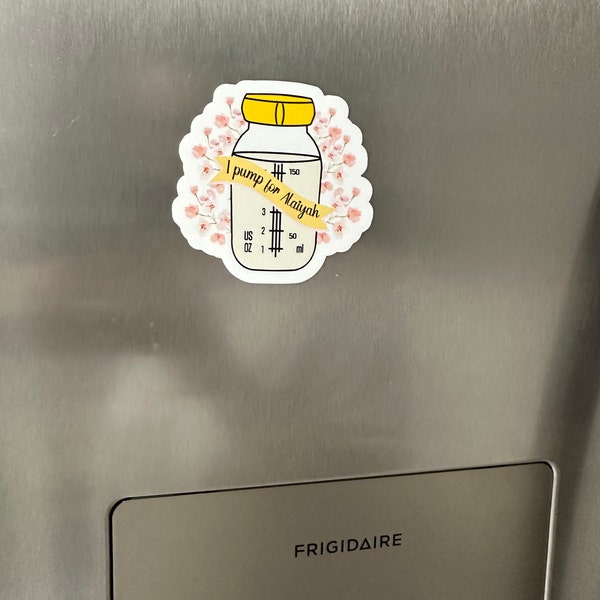 Personalized Breastfeeding Sticker, Breastmilk Sticker, Pumping Mom ...