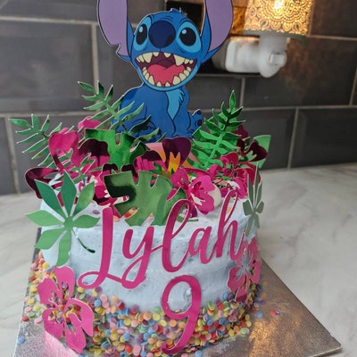 Stitch Cake Topper Set - Etsy UK