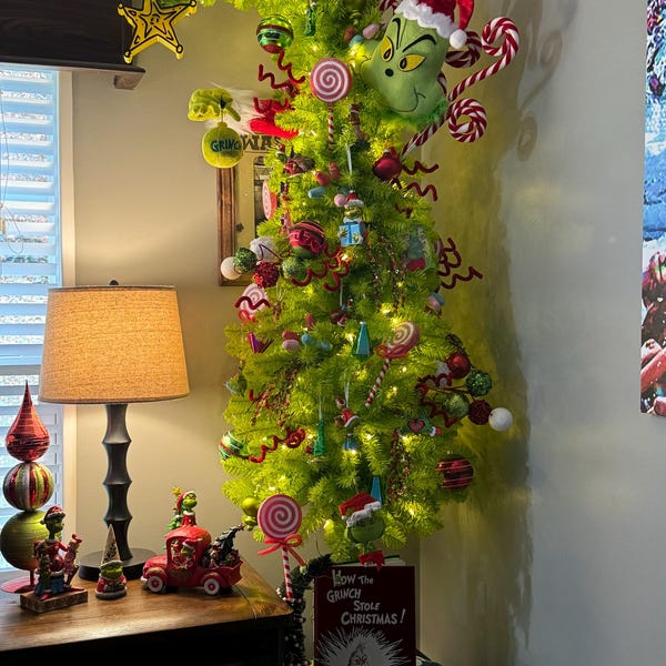 3D Printed Grinch Star Christmas Tree Topper - the Original - Etsy