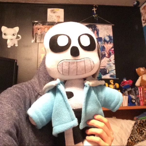 Sans Plush Inspired by Undertale 18 Inches Tall (unofficial) Huggable ...