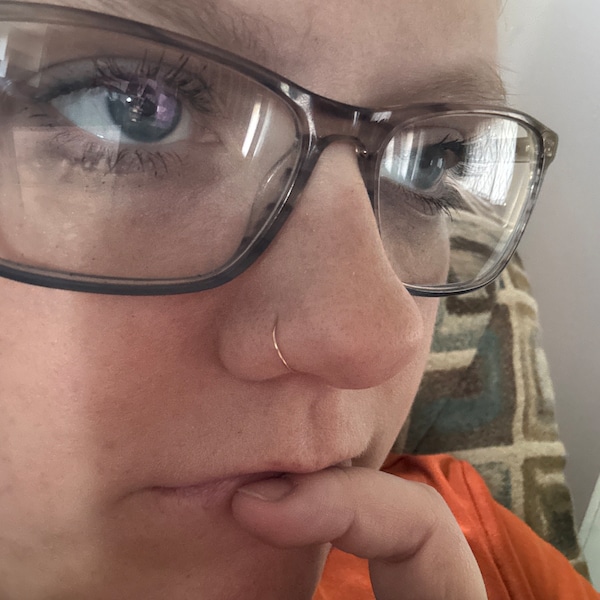 14k Solid Gold Nose Hoop, 6mm, 7mm, 8mm, 9mm 20g Hoop Snug Nose Ring ...