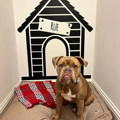 Personalized Dog House Wall Decal Custom Vinyl Art Stickers - Etsy