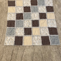 Snowdays Fabric Panel Quilt Kit, Soft Flannel, Candy Cane, Snowman ...