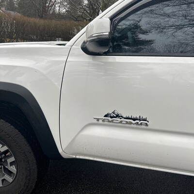 Subaru Logo Decal. Mountain and Evergreen Tree Themed. Outback and ...