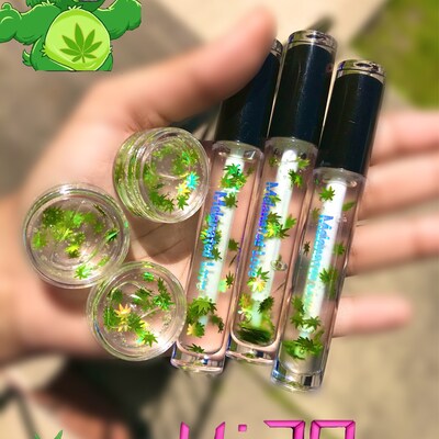 Luxury Metallic Silver Lip Gloss Tubes With Rhinestones: Wand ...