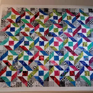 Rainbow Stars Quilt Pattern PDF Digital Download - Etsy