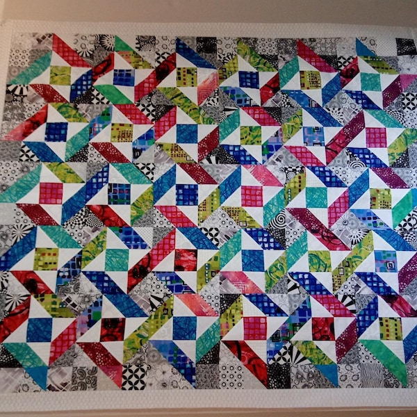 Weaving Stars Quilt Pattern (paper Copy) - Etsy