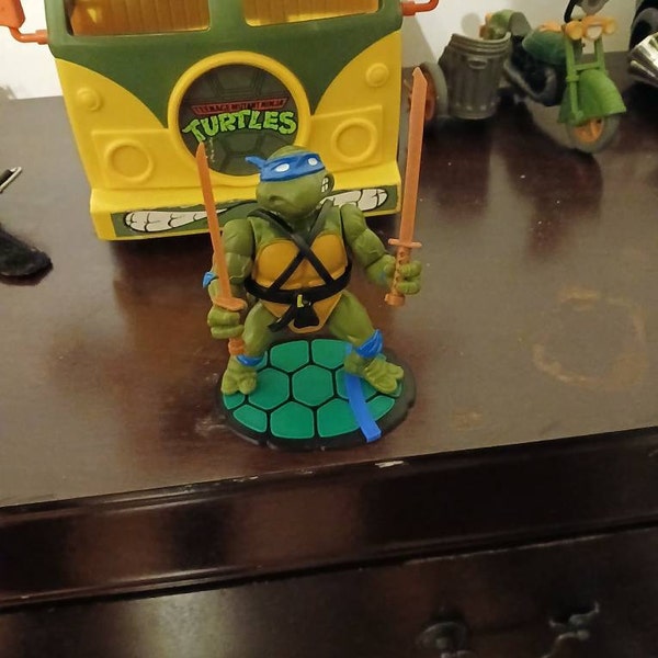 TMNT Vintage Teenage Mutant Ninja Turtles Action Figure Stand - Etsy