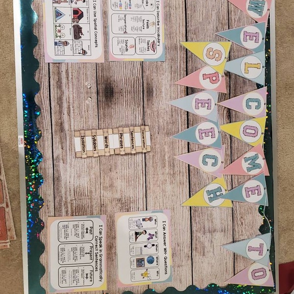 Speech Therapy Room Posters | Girly Wall Decor - Etsy