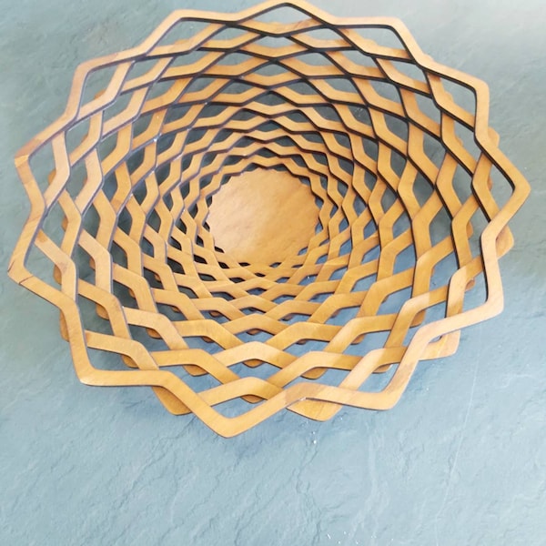 Bundle: 8 Stacked 12-point Laser Cut Basket Designs. SVG, DXF, PDF ...