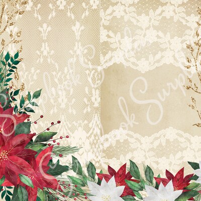 Vintage Ivory Lace Digital Paper, Shabby Digital Paper, White Lace ...