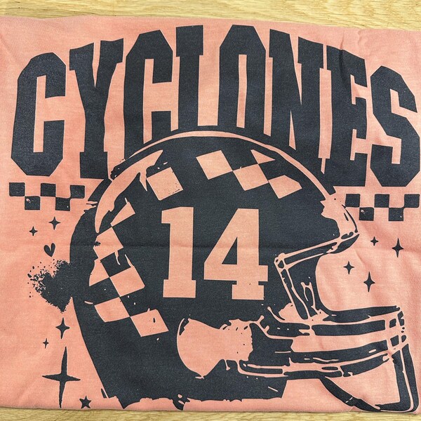 COMFORT COLORS® Custom Checker Football Your Team Shirt Retro Game Day ...