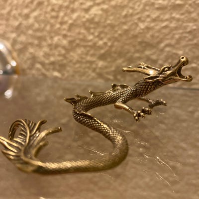 Pure Copper Dragon Head King Kong Demon Pestle Tibetan Magical Artifact ...