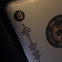 Custom Spotify Song Code Vinyl Decal Song Code Sticker - Etsy