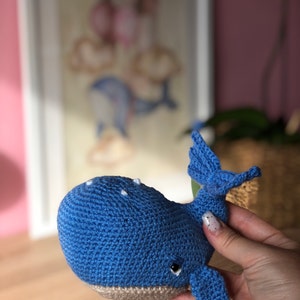PATTERN ONLY: Family of Whales Whale and Baby Whale Whale Amigurumi Toy ...