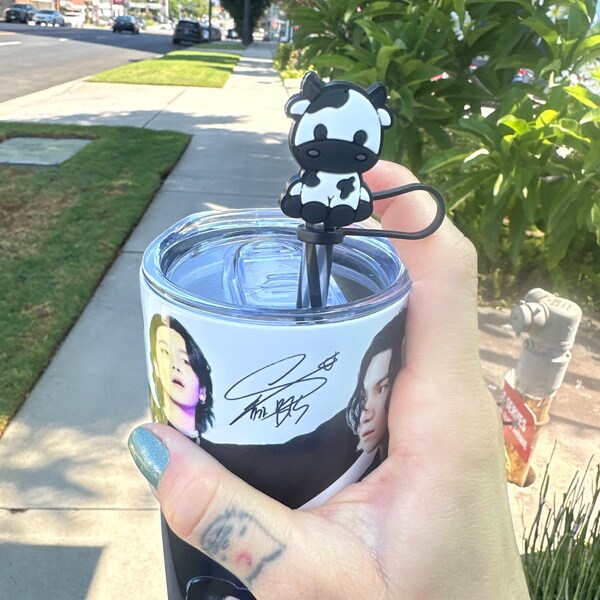 Straw Topper Cover, Drink Topper, Drink Cup Cover for Starbucks, Glass ...