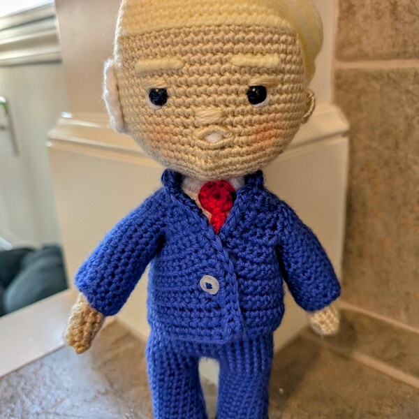 CROCHET PATTERN: Amigurumi-trump Doll - Etsy