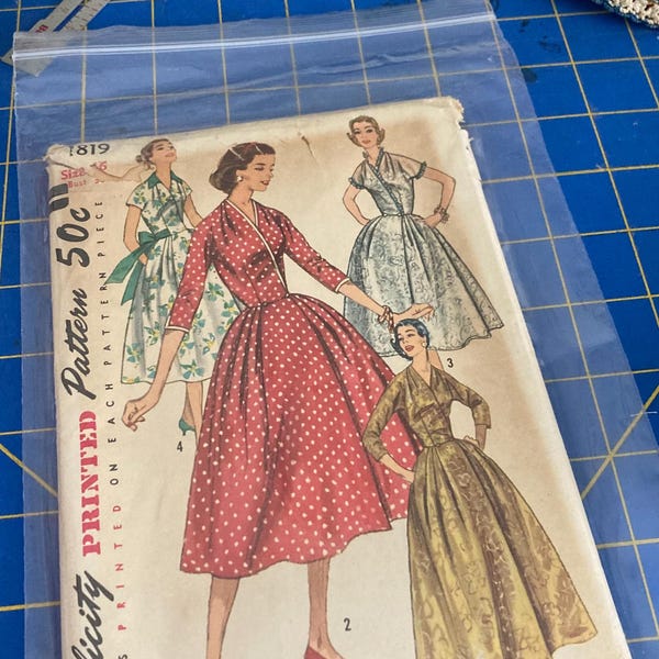 1960s Vintage Sewing Pattern Mccalls 9374 6276 7159 9421 Simplicity ...